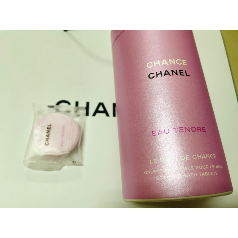 單顆香奈兒 泡澡球沐浴球 浴缸 洗澡 粉紅甜蜜 chance chanel bath tablets 新光三越 台灣正貨 | 蝦皮購物