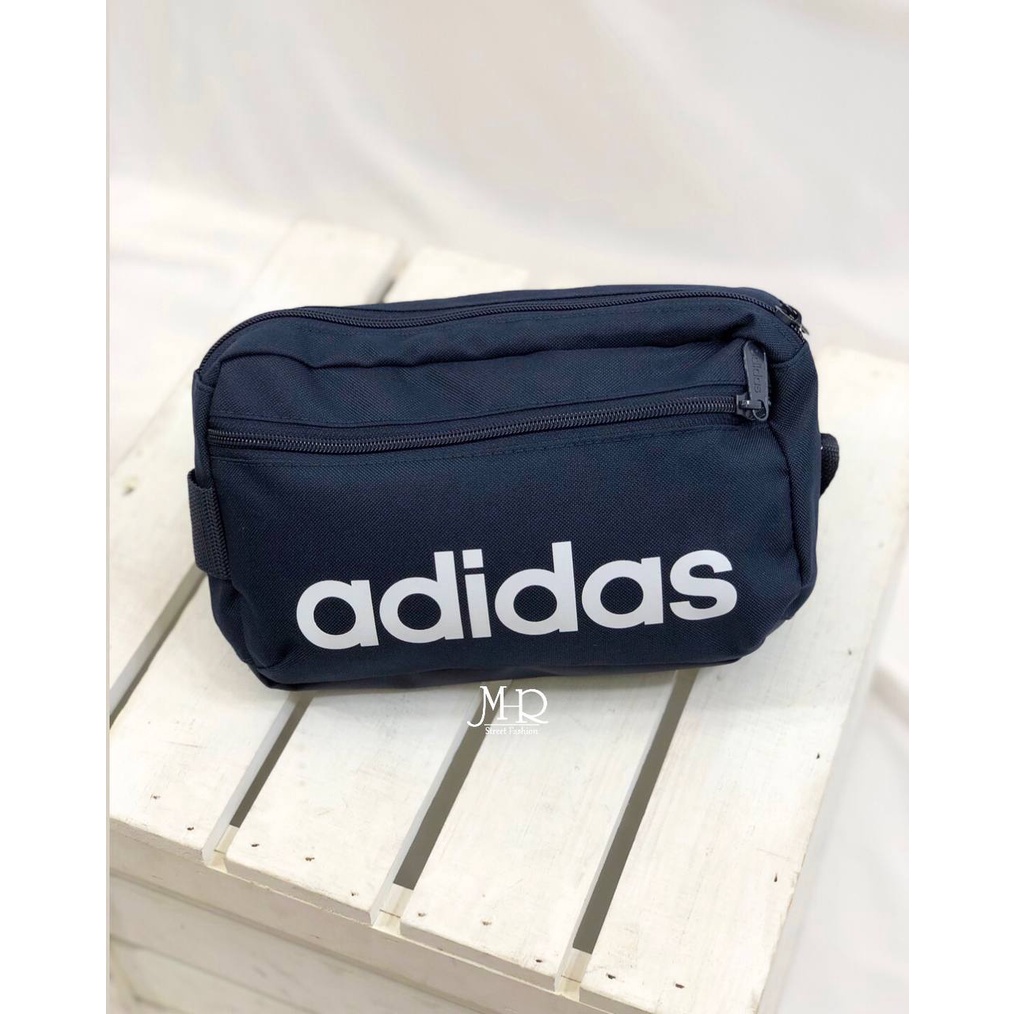 [MR.CH] Adidas 運動腰包 藍色 腰包 側背包 FM6740 | 蝦皮購物