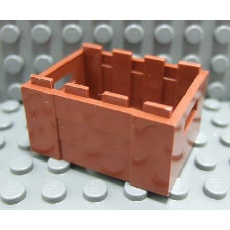 【積木2010】樂高 LEGO 3X4 紅棕色 長方形 木箱 / 箱子 (Reddish Brown) | 蝦皮購物