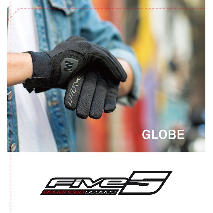 🔥NP 安全帽🔥 法國 Five5 GLOBE 通用型防護殼手套 機車手套 防摔手套 | 蝦皮購物