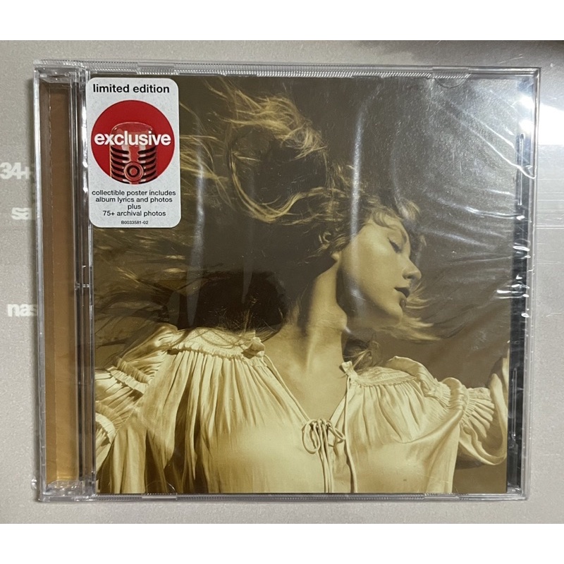 (現貨/全新）Taylor Swift - Fearless Target限定 泰勒絲無懼的愛全新版CD | 蝦皮購物