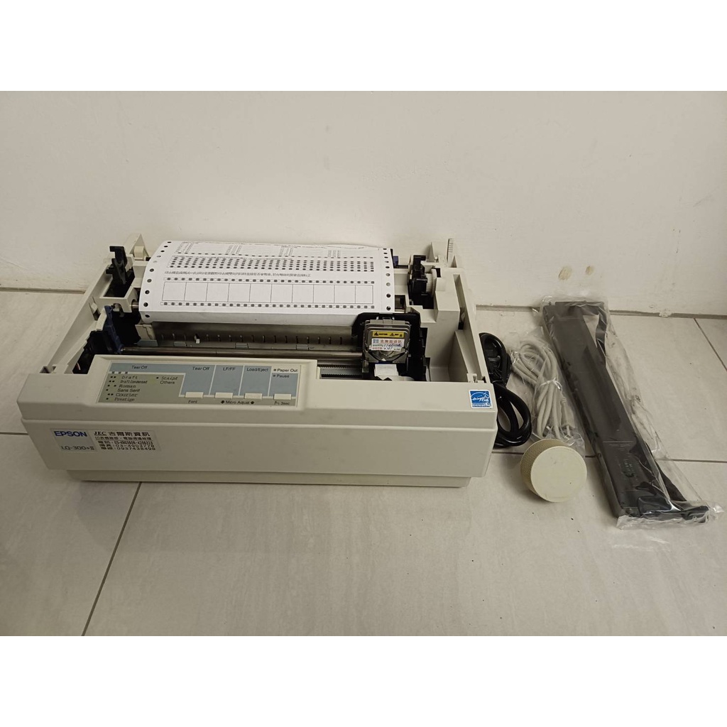 【印捷】 EPSON LQ 300+II LQ300+II LQ-300 +II 中古點陣印表機(無上蓋) 有USB接口 | 蝦皮購物