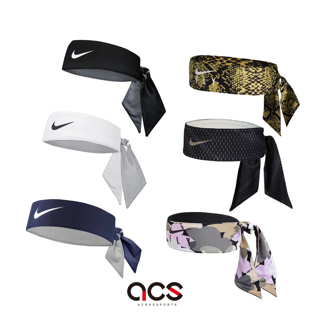 Nike 頭帶 Tennis Headband 基本款 雙面 綁帶 任選 男女款 快乾 頭巾 髮帶 忍者頭帶 【ACS】 | 蝦皮購物