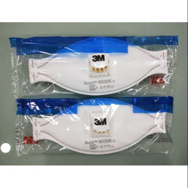 兩片3M - N99 防塵帶呼氣閥口罩 FFP3 (9332K+) | 蝦皮購物