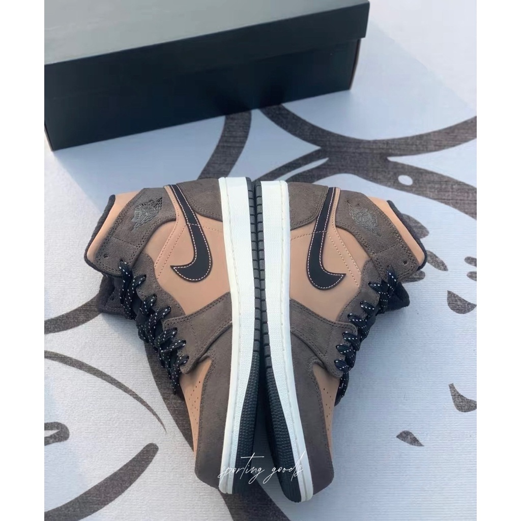 S.G Air Jordan 1 Mid SE Dake 籃球鞋 DC7294-200 卡其棕 巧克力 麂皮 運動 休閒 | 蝦皮購物