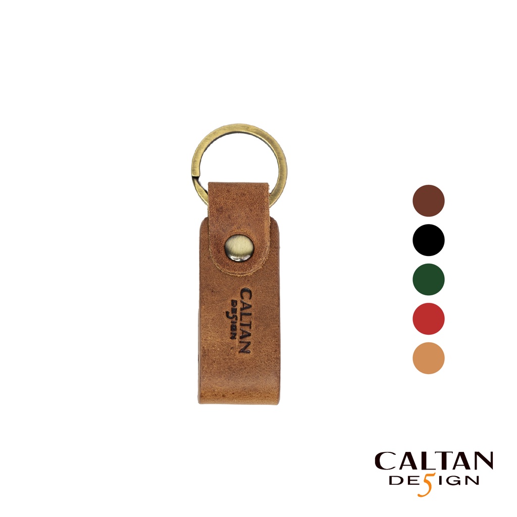 【CALTAN】真皮/鑰匙圈 | 真皮短摺鑰匙圈-2218_兩色 | 蝦皮購物