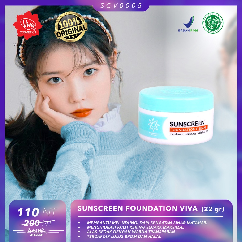 VIVA Sunscreen Foundation 22g | 蝦皮購物