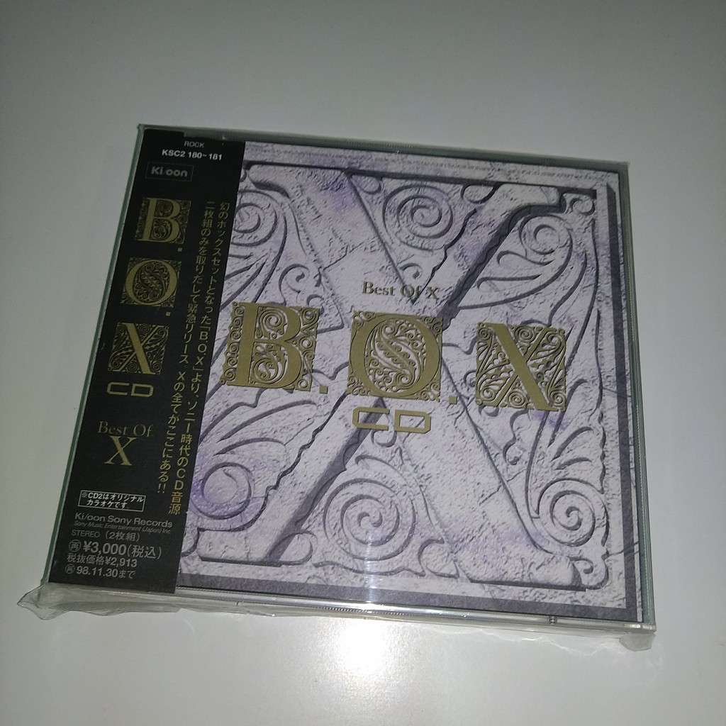 X JAPAN 單曲精選輯 Best of X 專輯CD 兩片裝 / B.O.X. BOX XJAPAN | 蝦皮購物