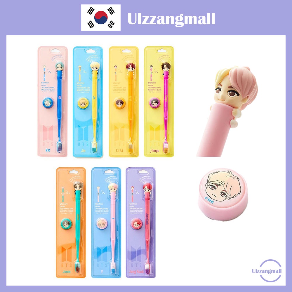 [Glan Cure] BTS Character Figure Toothbrush | 蝦皮購物