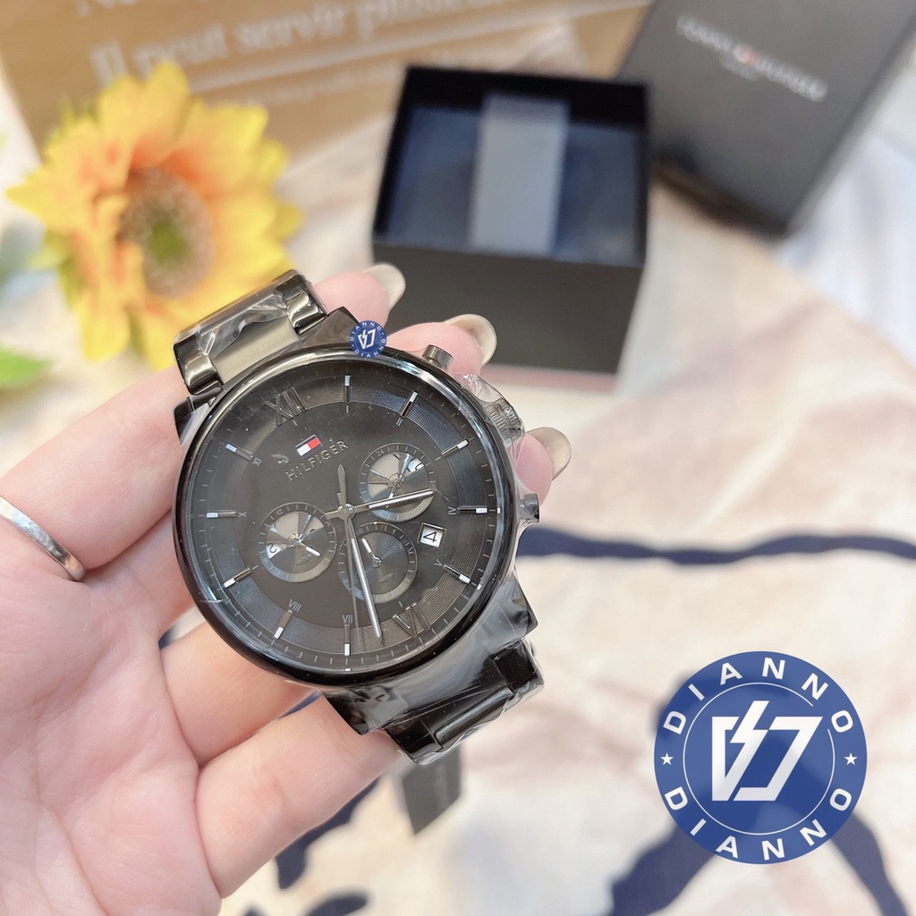 免運折扣 附紙袋保固 附發票 帝安諾-實體店面 Tommy Hilfiger 半鏤空 三眼 鋼錶帶 手錶 1710410 | 蝦皮購物