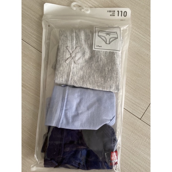 全新uniqlo兒童內褲110cm $390 3入 | 蝦皮購物