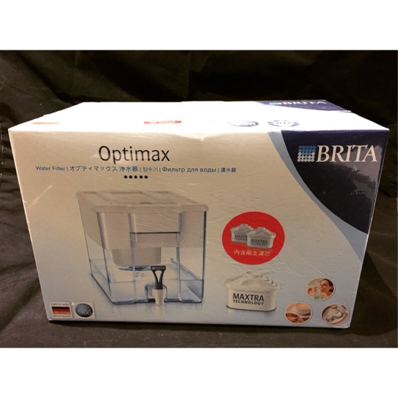 （全新）德國BRITA Optimax cool 8.5L 大容量濾水箱（內含2支濾芯） | 蝦皮購物