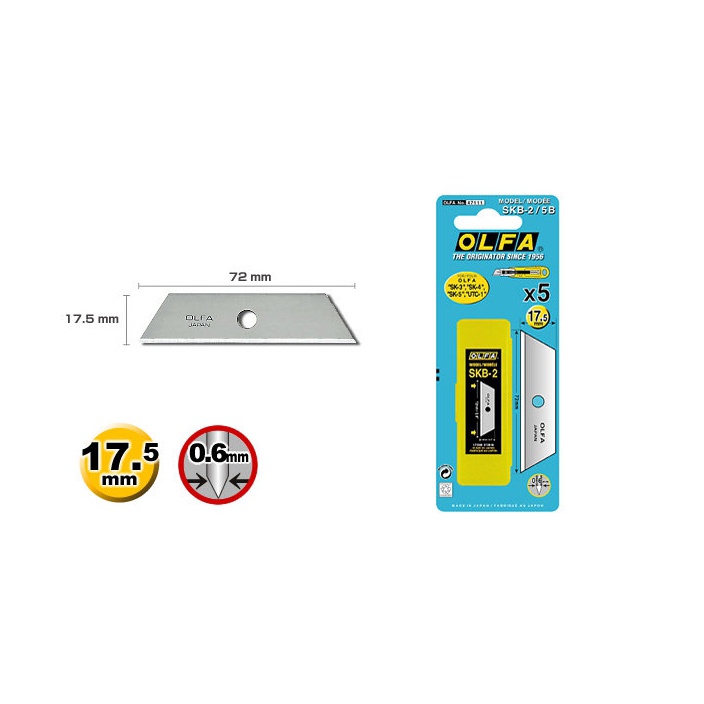 日本 OLFA 安全工作刀刀片 (SKB-2/5B) | 蝦皮購物
