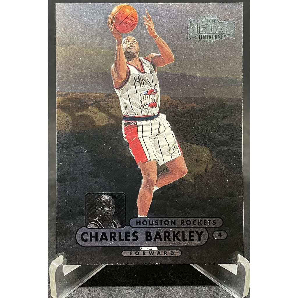 CHARLES BARKLEY NBA 1997-98 METAL UNIVERSE #45 火箭隊 惡漢 巴克力 | 蝦皮購物