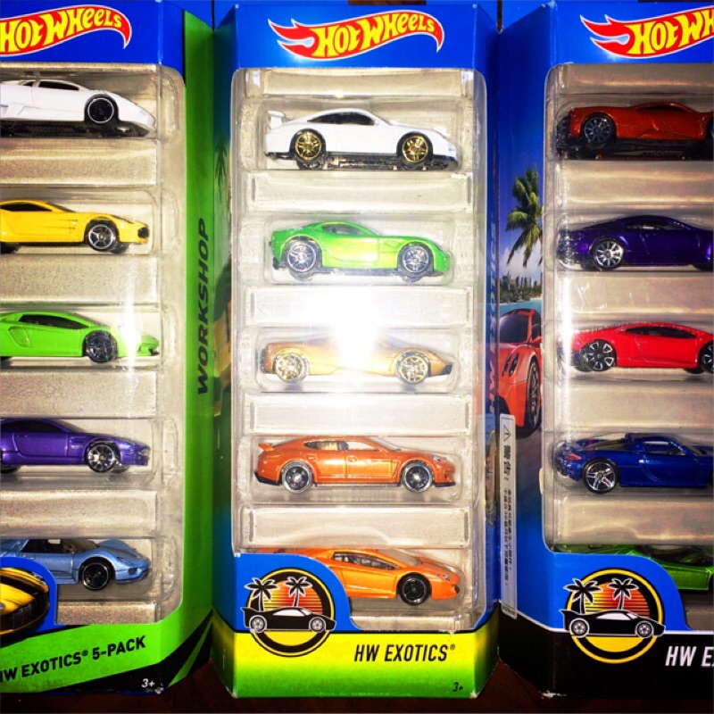 Hot Wheels HW EXOTICS 5 PACk | 蝦皮購物