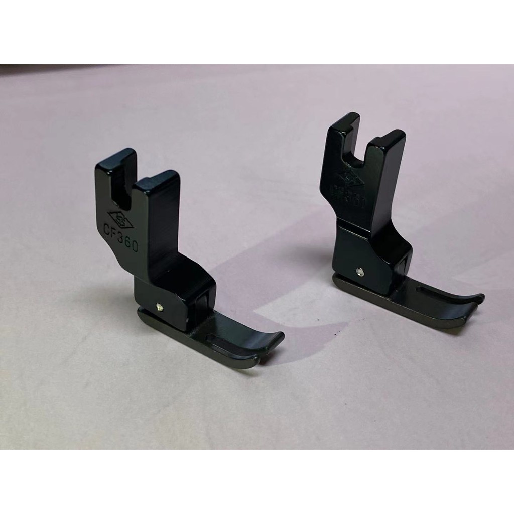 台灣製造 YS CF360 CF361 鋁合金 黑塑鋼 工業用 平車 大小腳 拉鍊 壓腳 適用於機能布/薄布料 新輝針車 | 蝦皮購物