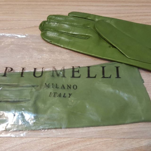 PIUMELLI MILANO 義大利手工皮手套 leather gloves | 蝦皮購物