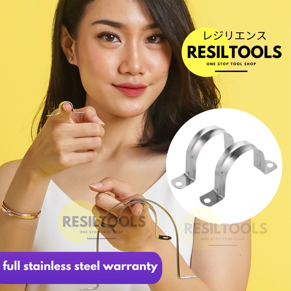 Perbuah Omega 不銹鋼夾 m 63 mm Paralon Pipe N Clamp m63 Cable U | 蝦皮購物