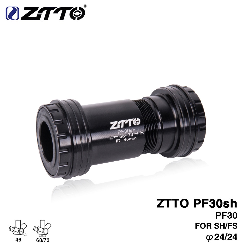 Ztto 底部支架 Pf30 24mm Press Fit 陶瓷螺紋鎖系統自行車 46mm 適用於 MTB 公路自行車 | 蝦皮購物