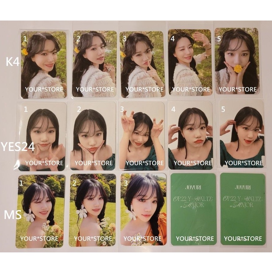 JOYURI 迷一 Op.22 Y-Waltz 特典卡 簽售卡 柔理 JO YURI 小卡 K4 YES24 MS | 蝦皮購物