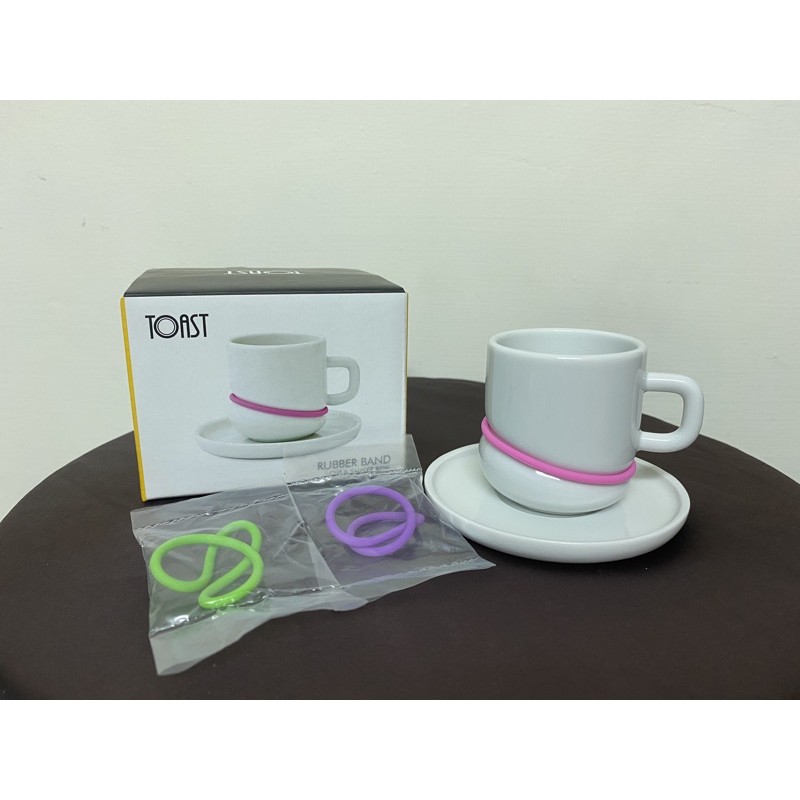 TOAST RUBBER BAND 濃縮咖啡杯盤組 | 蝦皮購物