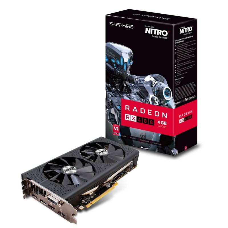 【限特定買家下單】SAPPHIRE 藍寶 NITRO+ Radeon™ RX 480 4G GDDR5 x 2 | 蝦皮購物