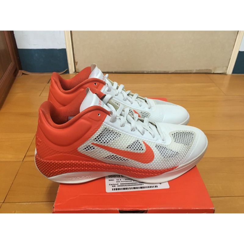 Nike Hyperfuse 2010 low 白橘 US10.5 | 蝦皮購物