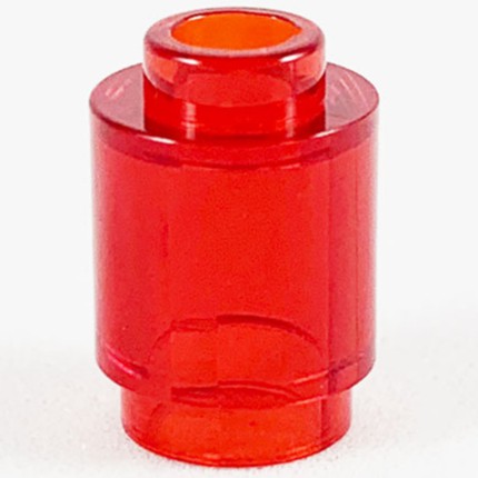樂高 LEGO 透明 紅色 1x1 圓形磚 圓柱 3062b 3006841 30068 Red Brick Round | 蝦皮購物