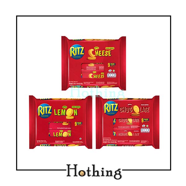 【Hothing】Ritz麗滋隨手包9片裝 起司 檸檬 巧克力 243g 夾心餅乾 麗滋餅乾 | 蝦皮購物