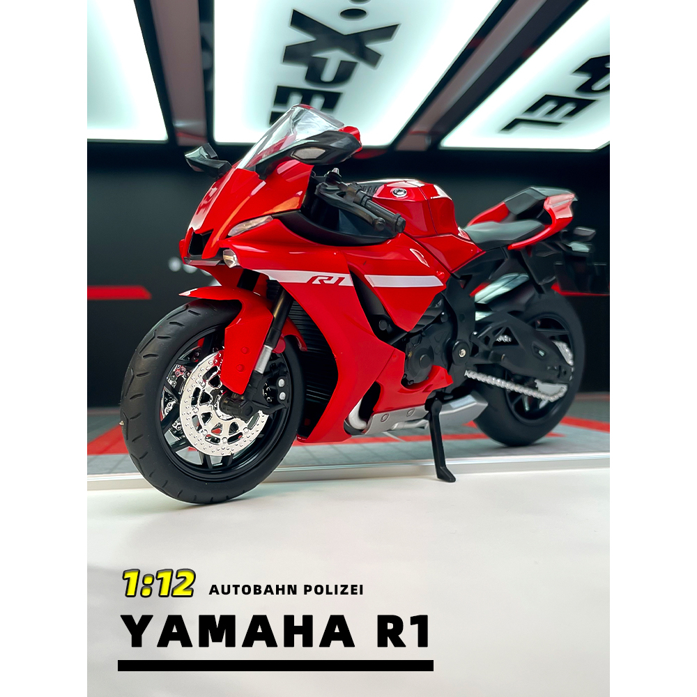 華一模型 1:12 Yamaha 雅馬哈 R1機車模型 仿真合金機車 模型機車 男孩合金玩具 車裝飾收藏擺件生日新年耶誕 | 蝦皮購物