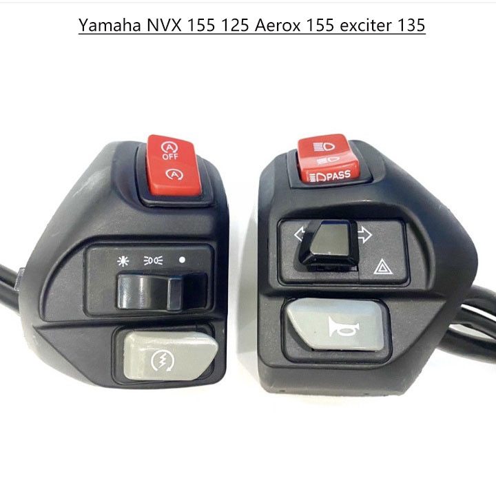 AEROX155 NVX155 LC135 手柄開關 R/H L/H(NVX 135 LC)1套通按鈕 | 蝦皮購物