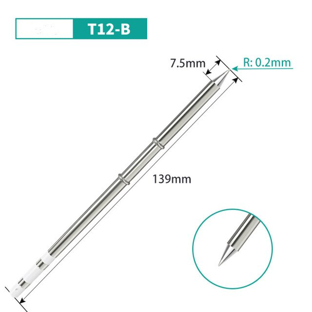 T12系電烙鐵頭 T12-B BL BC2 CF1 J02 ILS D08 D24 適用於 Hakko Fx951等焊台 | 蝦皮購物