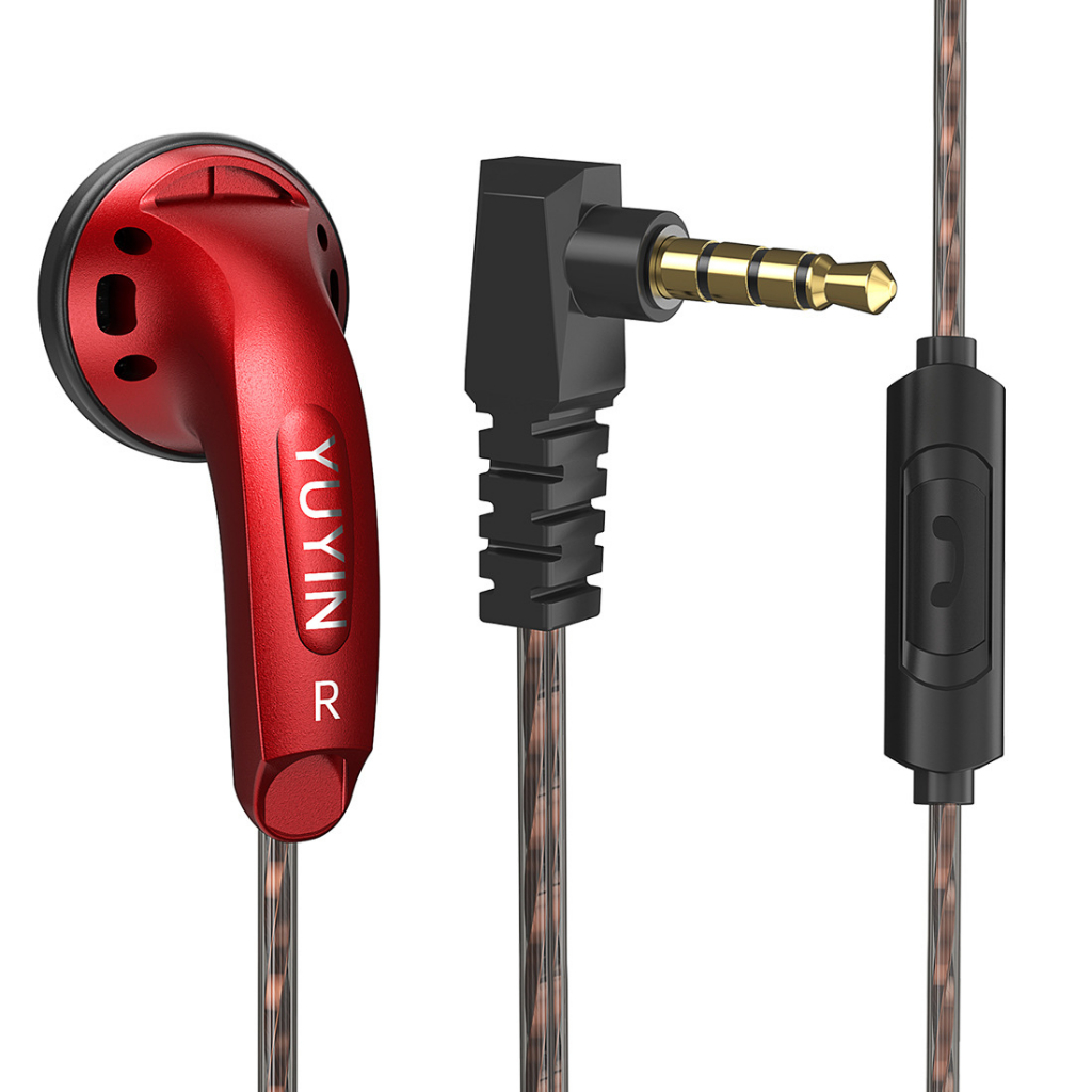 Fonge YUYIN Y100 入耳式耳機 HiFi Earbuds 平頭耳機重低音耳塞帶麥克風 | 蝦皮購物