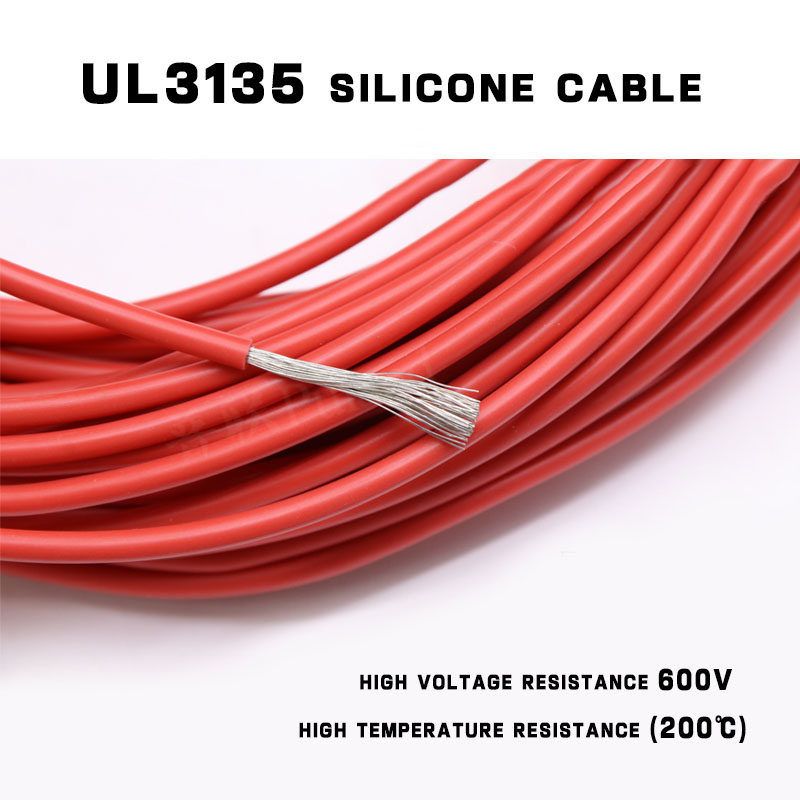 UL3135 16awg 14awg 12awg 10awg矽膠線 特軟電源線 耐高溫200度,柔軟導線鍍錫銅線&&&- | 蝦皮購物