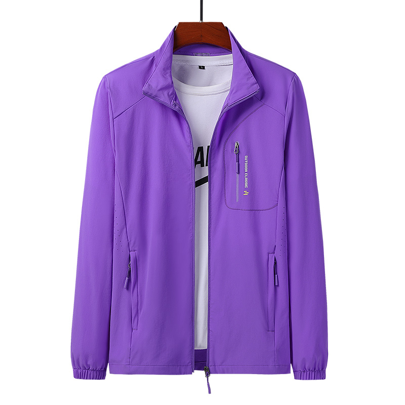 VOEVOE男女戶外速乾衣 防潑水防嗮外衣 立領防曬外套 彈力輕薄外套 抗UV外套 夏天外套 透氣遮陽衫 薄風衣 | 蝦皮購物