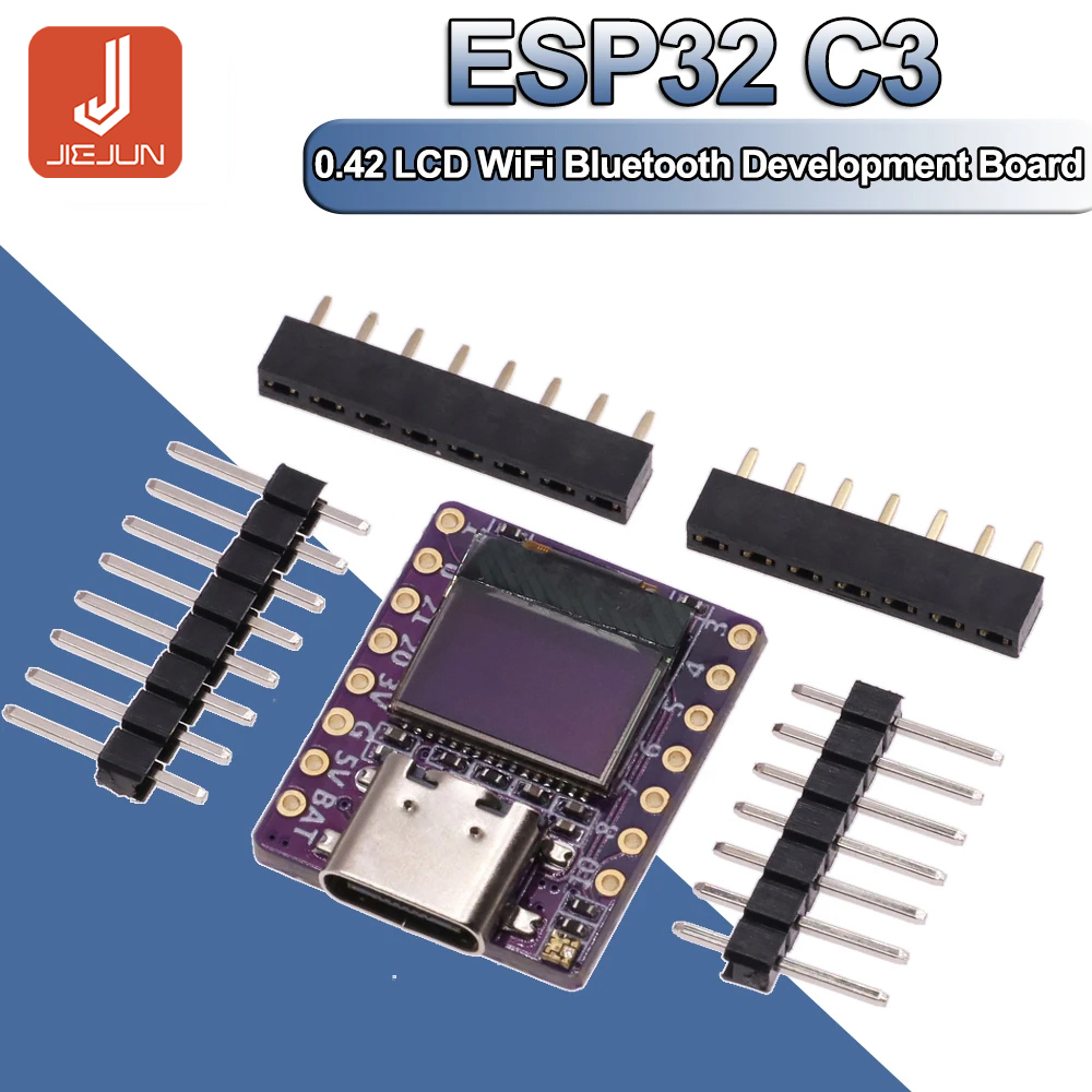 Esp32 C3 RP2040 Raspberry Pi Pico 開發板,帶 0.42 英寸 LCD risc-v W | 蝦皮購物