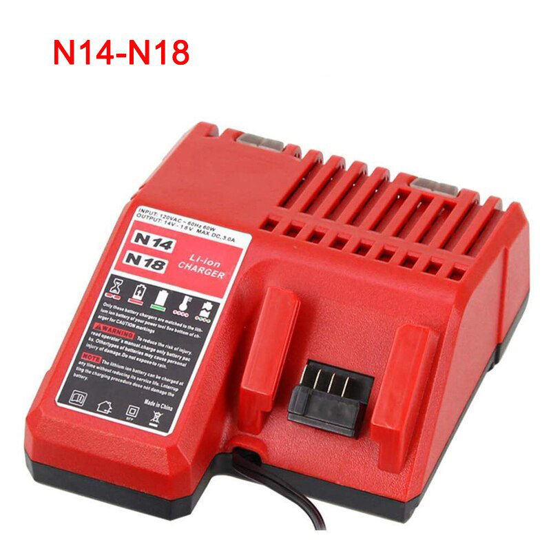 M12-18C鋰離子電池充電器適用於密爾沃基/Milwaukee 12V 14.4V 18V M12 M18 鋰電池 | 蝦皮購物