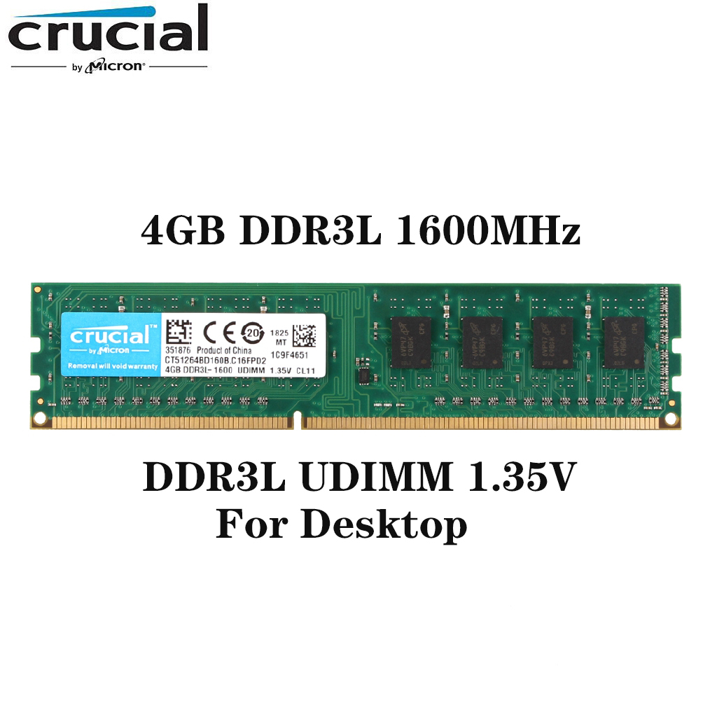 英睿達 DDR3L 2GB 4GB 8GB 1066mhz 1333mhz 1600MHZ 1866MHZ DIMM 1 | 蝦皮購物
