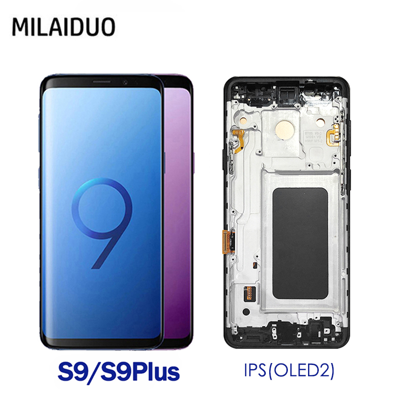 TFT 適用於三星 Galaxy S9+ G965 G965F / S9 G960 LCD 螢幕總成帶框 液晶顯示螢幕 | 蝦皮購物