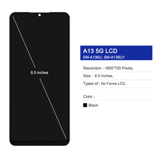SAMSUNG 原裝 LCD 兼容三星 Galaxy A13 5G A136U A136B LCD 屏幕顯示觸摸屏數字化 | 蝦皮購物