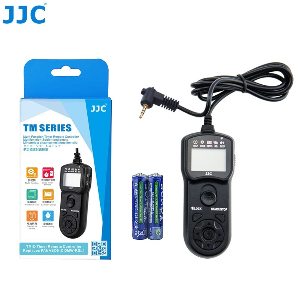 JJC TM系列定時快門線遙控 Canon Nikon Sony Fujifilm 松下 奧林巴斯 單眼微單相機適用 | 蝦皮購物