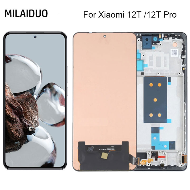 XIAOMI XIAOMI MI 適用於小米 12T 的原裝 AMOLED / TFT LCD 22071212Ag L | 蝦皮購物