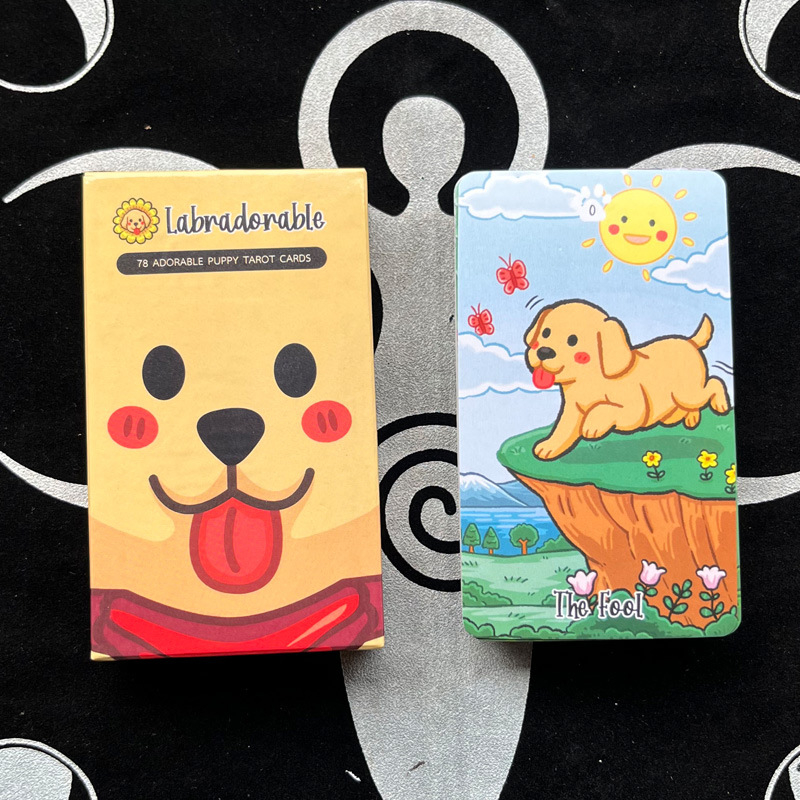 「寶時玄境」可愛狗狗塔羅牌 偉特系 Labradorable Tarot 英文訂製牌卡 桌遊 | 蝦皮購物
