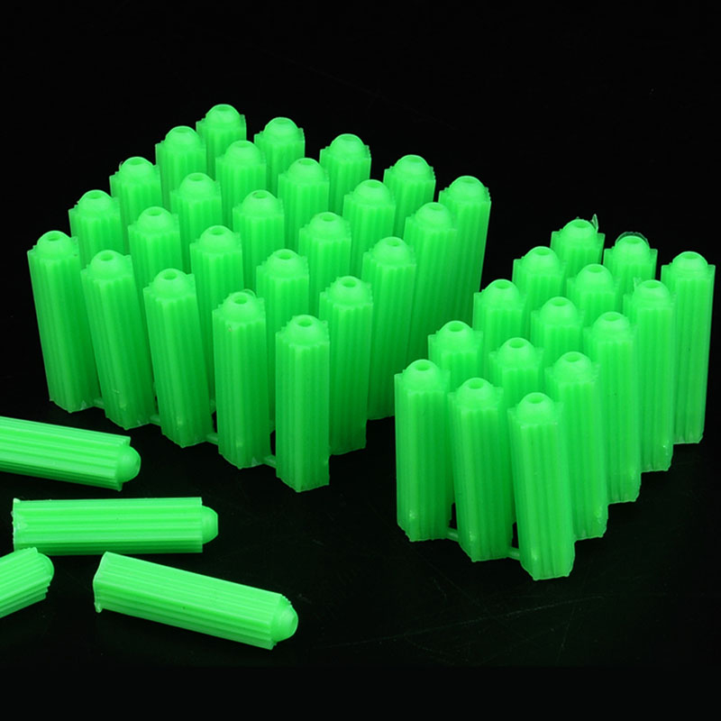 綠色塑膠膨脹管6mm\8mm脹塞M6M8自攻釘螺絲管膨脹膠塞螺絲膠粒漲塞*---*--& | 蝦皮購物