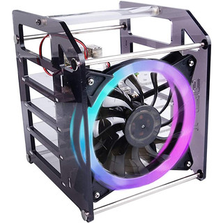 52pi Raspberry Pi Cluster Case,Raspberry Pi Rack Case 可堆疊機箱, | 蝦皮購物