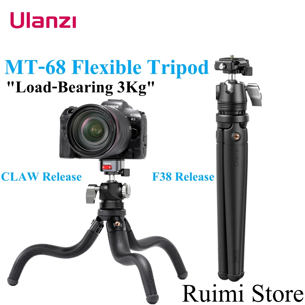 Ulanzi MT-68 F38 / CLAW快拆柔性“八爪魚”三腳架 3Kg承重 | 蝦皮購物