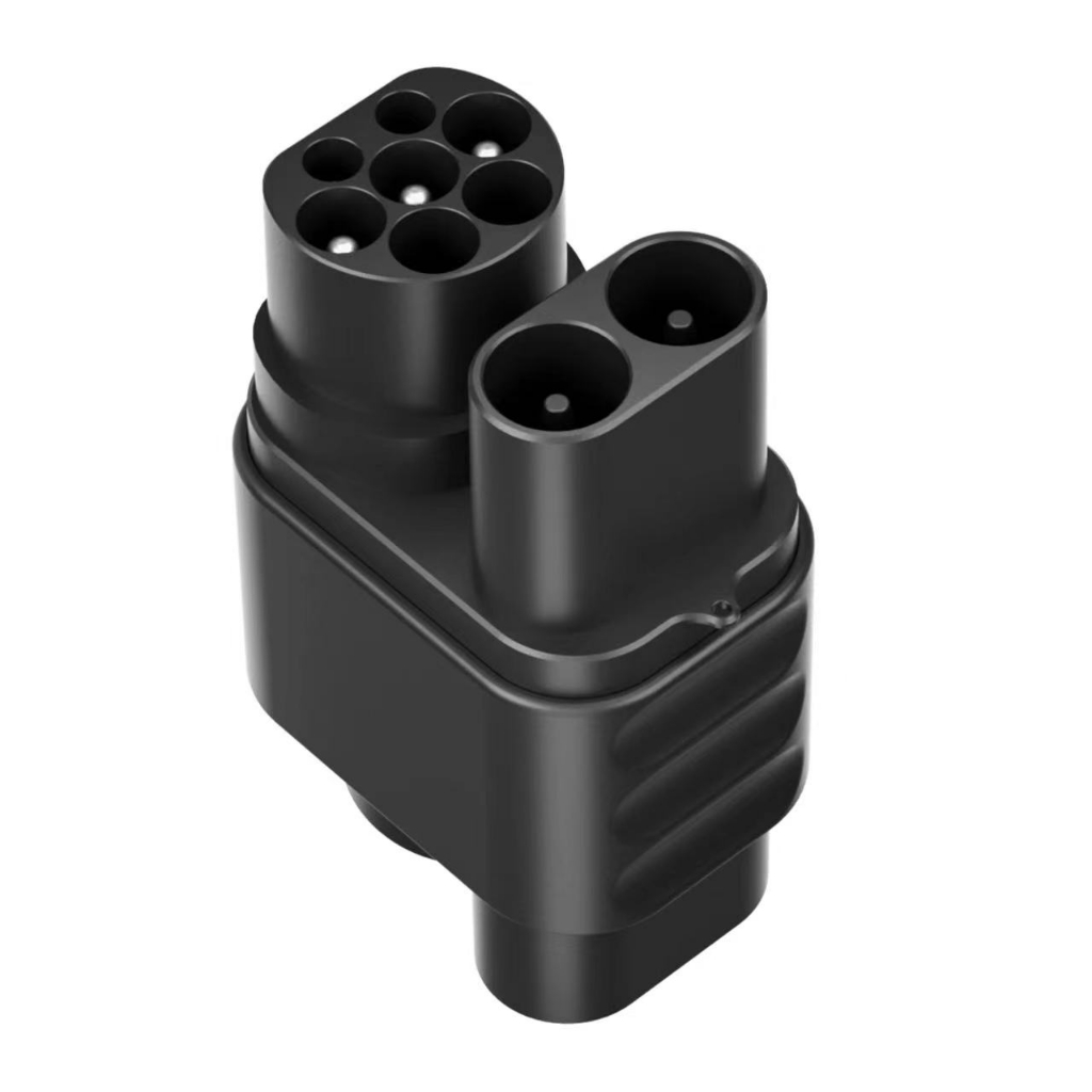CCS2轉CCS1超充轉接頭AC+DC一件式交直流轉換頭Type2轉Type1(J1772) | 蝦皮購物