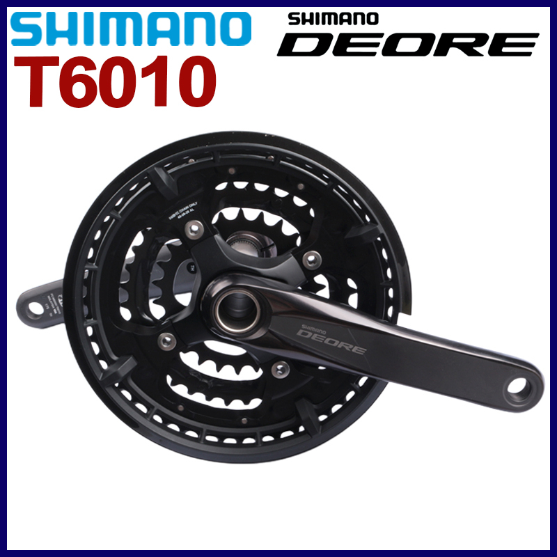 Shimano DEORE 10 速 T6010 曲柄組 170MM 175MM 3x10 速鏈環 48T-36T-26 | 蝦皮購物