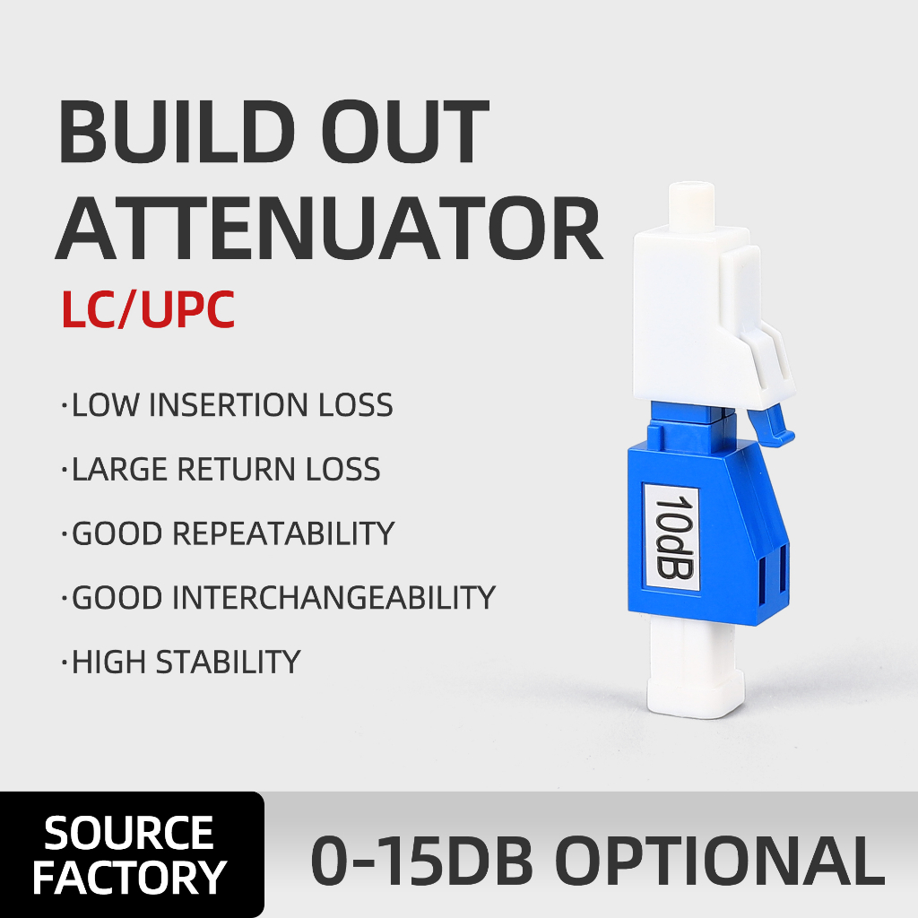 Sc/fc/lc UPC光纖衰減器單模光纖公對母連接器三維B/5DB/7DB/10DB/15DB適配器 | 蝦皮購物