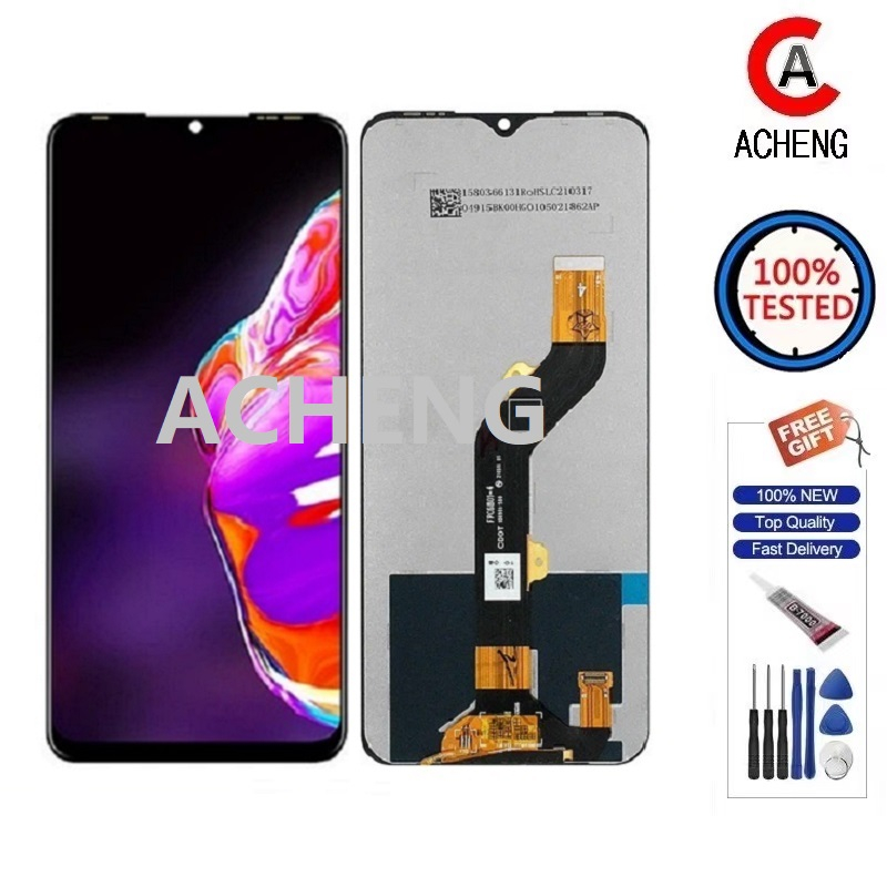 ACHENG 兼容 Infinix Hot 10s/10t X689 X689B X689C LCD 觸摸屏數字化儀更換 | 蝦皮購物